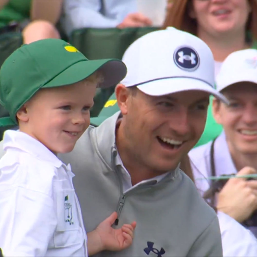 Jordan Spieth’s son Sammy tears it up at Masters Par 3 Contest