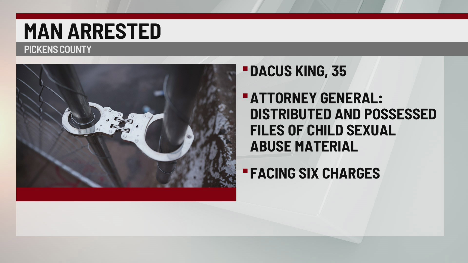 Upstate man arrested on child sex crime charges Upstate man arrested on child sex crime charges