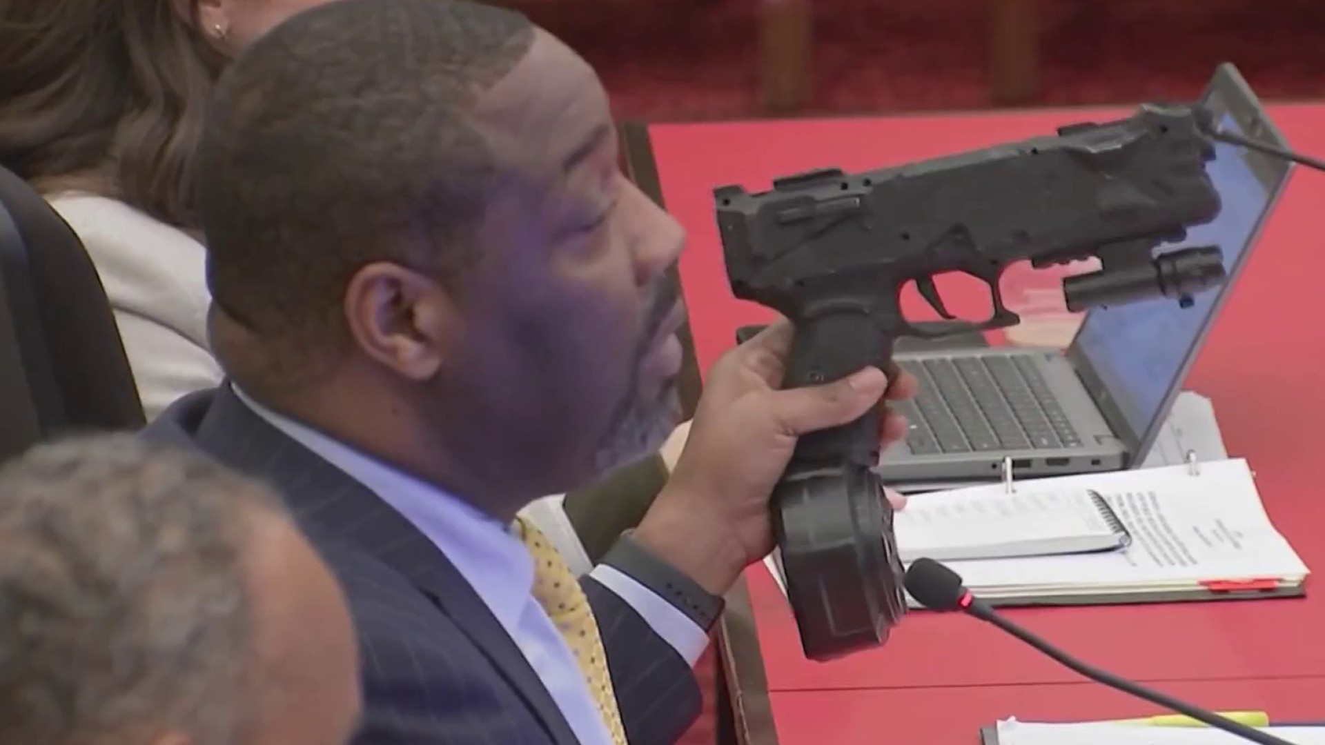 Philly City Council president pulls out — fake — gun at budget hearing
