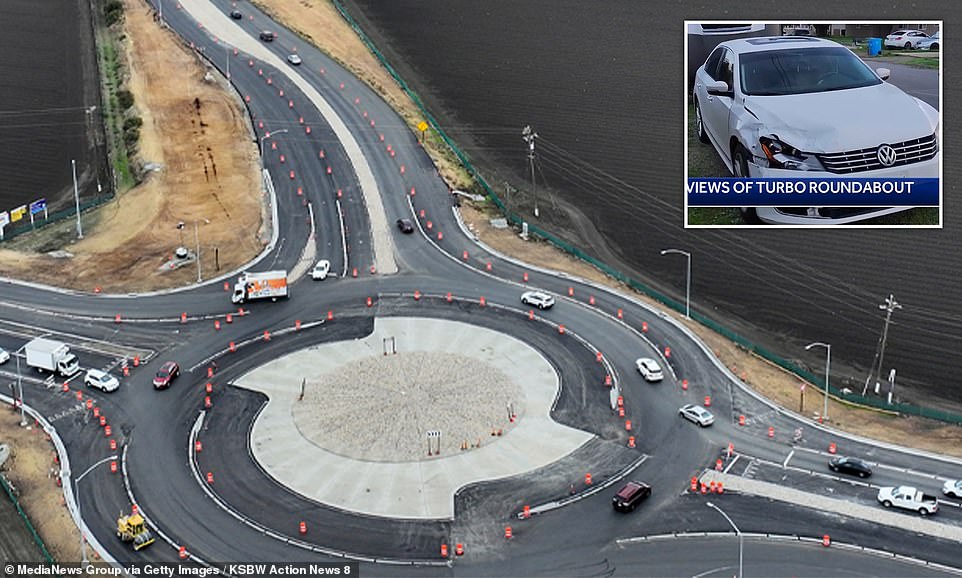 Bay Area's high-tech new turbo roundabout sends crashes soaring