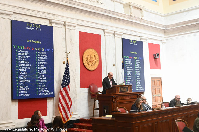 West Virginia Senate passes budget bill