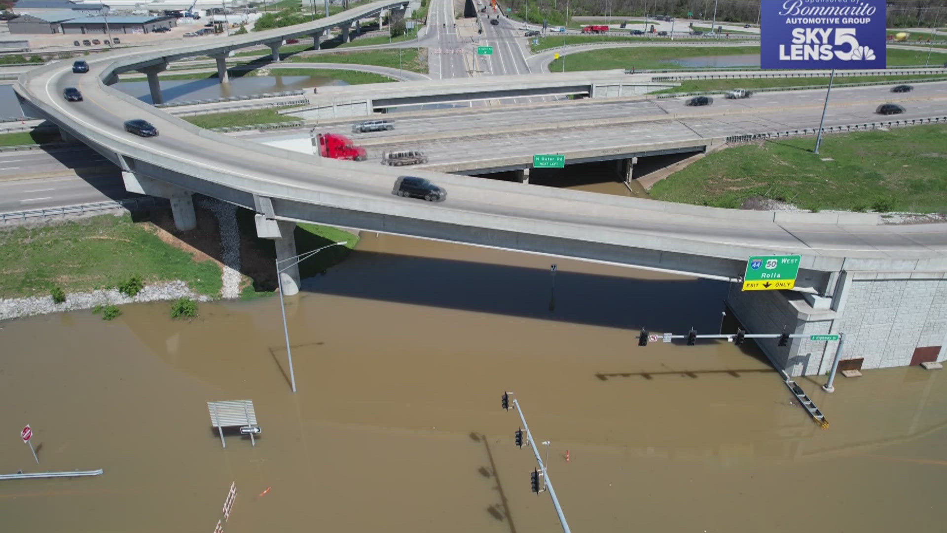 141 at I-44 reopens following Meramec River flooding