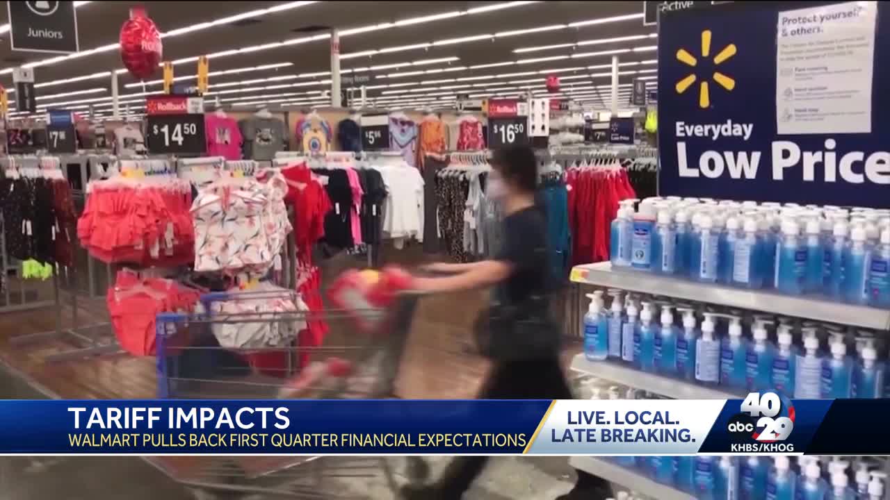 Walmart stands by its annual financial outlook but pulls back its 1Q view amid tariff uncertainty