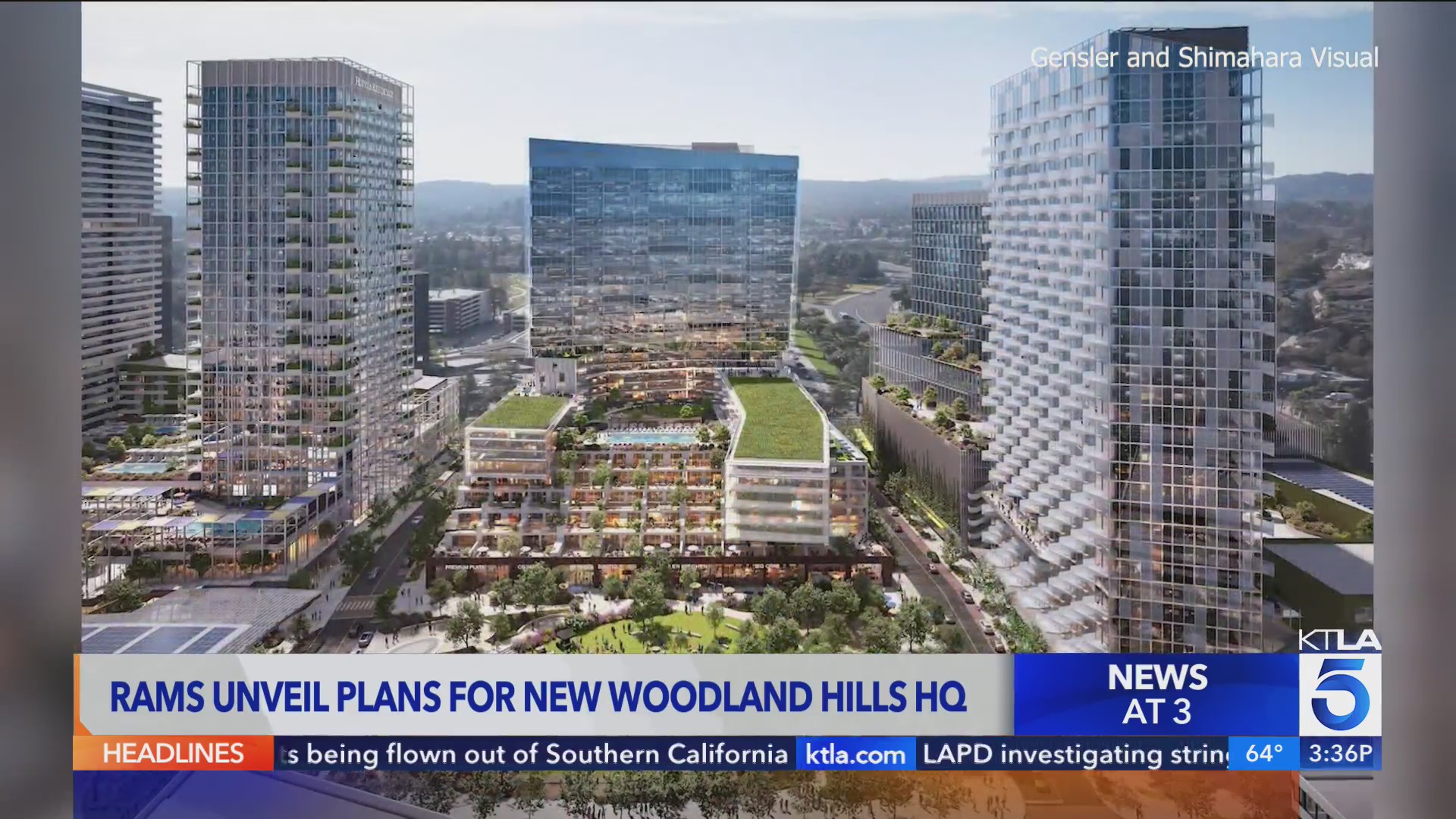 Rams unveil ambitious development plans for Woodland Hills