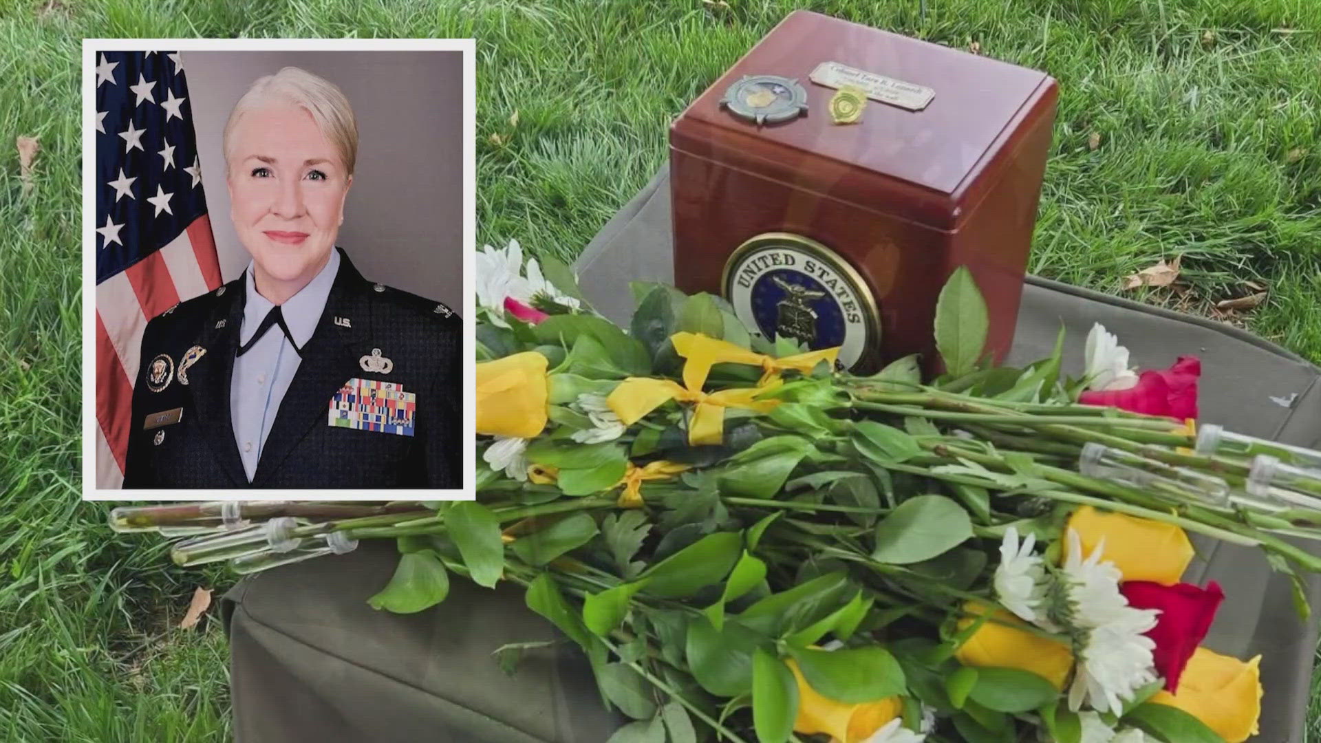 Air Force colonel buried at Arlington National Cemetery after 14-month ...