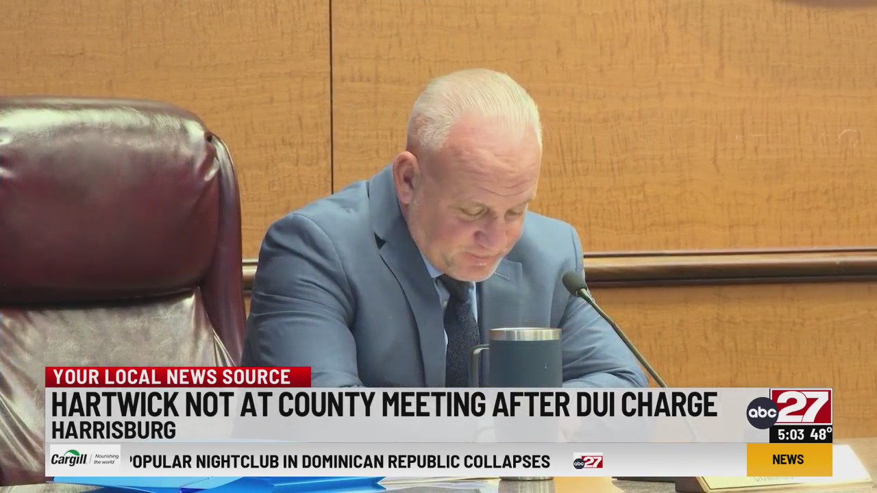 Dauphin County Commissioners hold first meeting since Hartwick's DUI charge