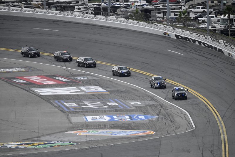 NASCAR drivers visit White House