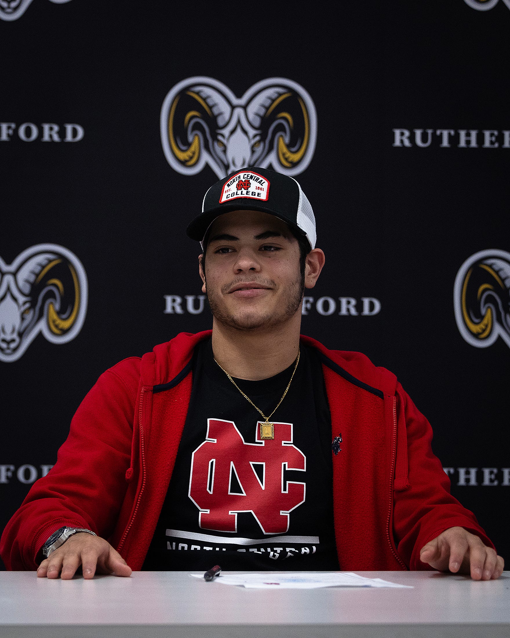 Rutherford wrestler Alex Solorio signs to North Central College