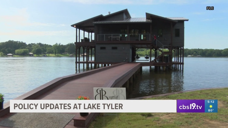 Tyler City Council reviews stricter rules for Lake Tyler boat houses ...