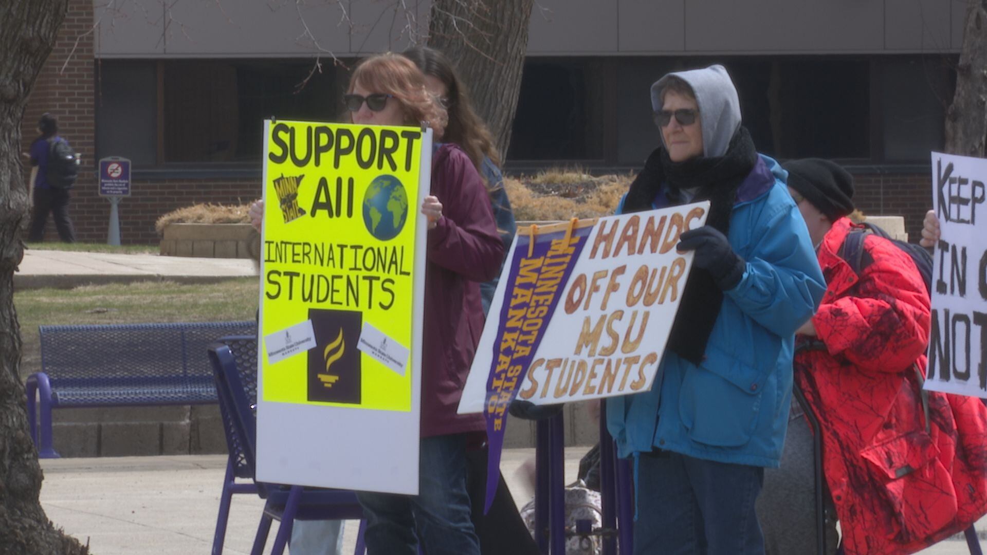 MSU students protest ICE activity on campus