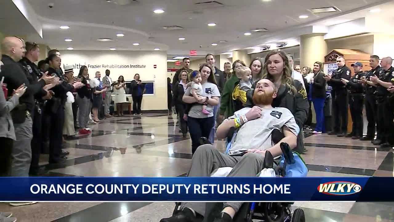 'Means the world': Southern Indiana deputy shot in line of duty returns ...