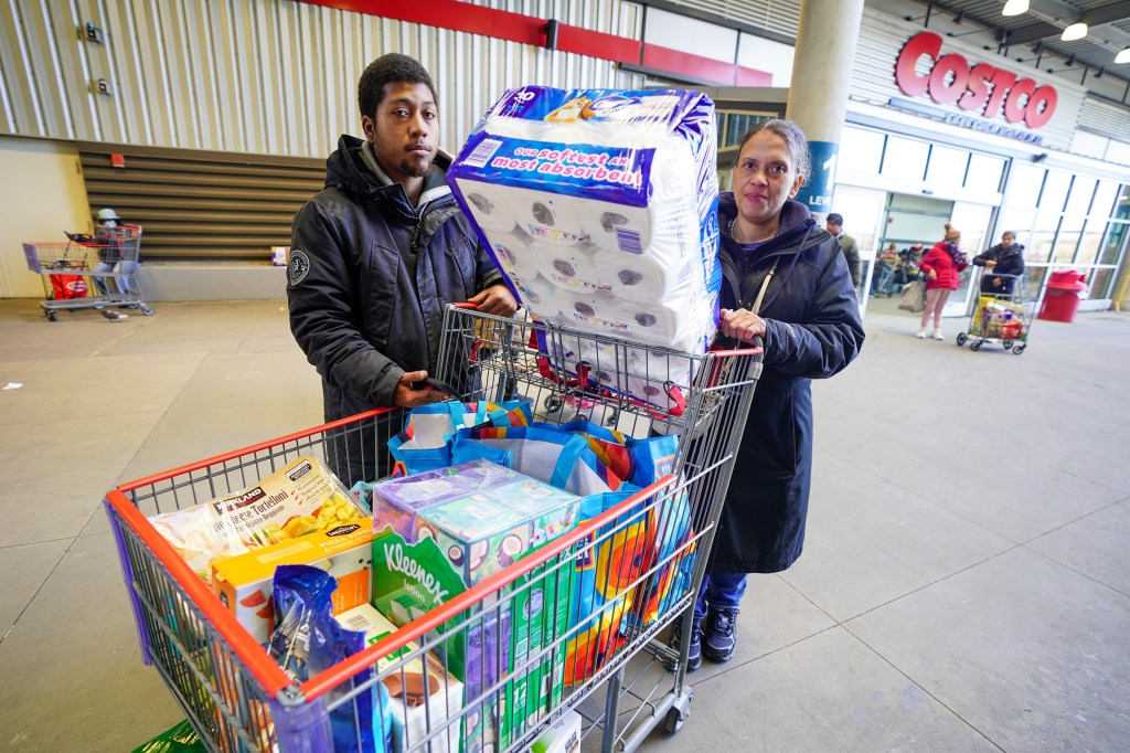 NYC shoppers stock up as Trump’s tariffs loom: ‘Pray to God that we all ...