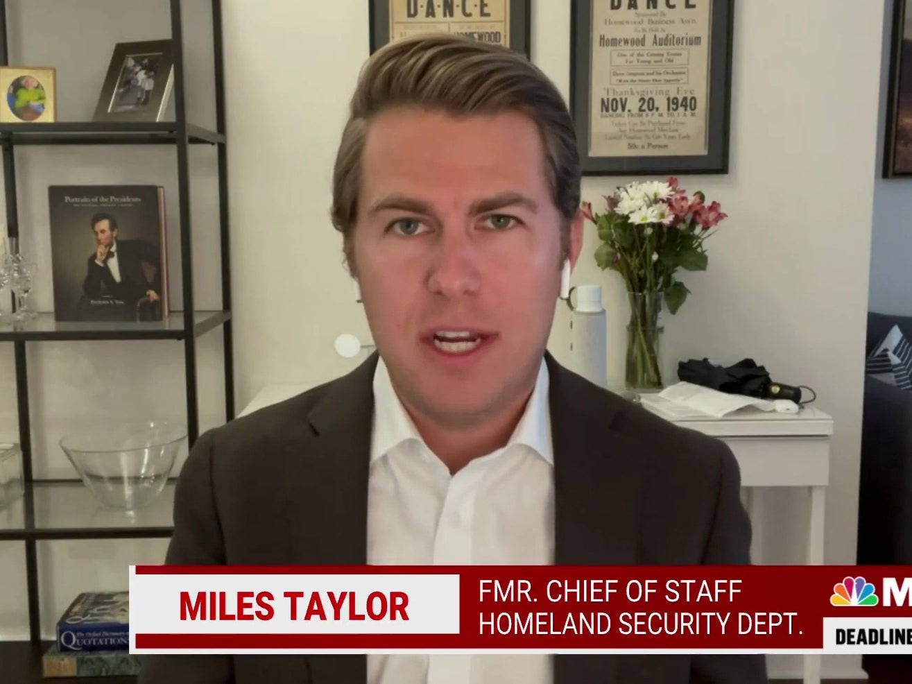 ‘Dissent isn’t unlawful’ says former White House official Miles Taylor ...