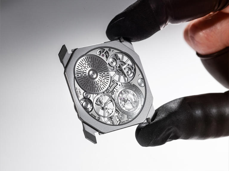 1.85mm Thick Bvlgari Octo Finissimo Ultra Tourbillon is World’s Thinnest Tourbillon Watch