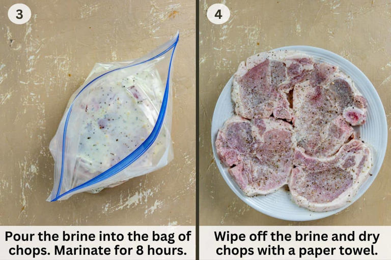 Easy Buttermilk Brined Pork Chops