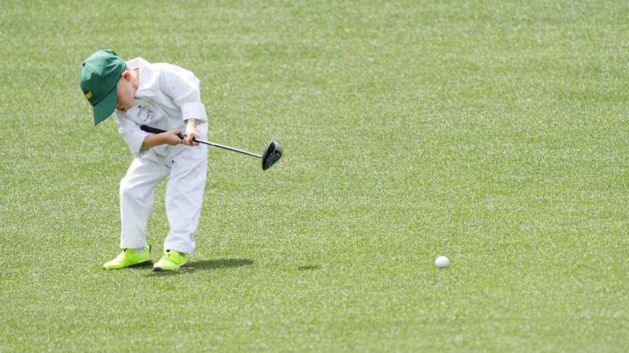 Jordan Spieth's kids Sammy & Sophie steal show at Masters Par 3 Contest