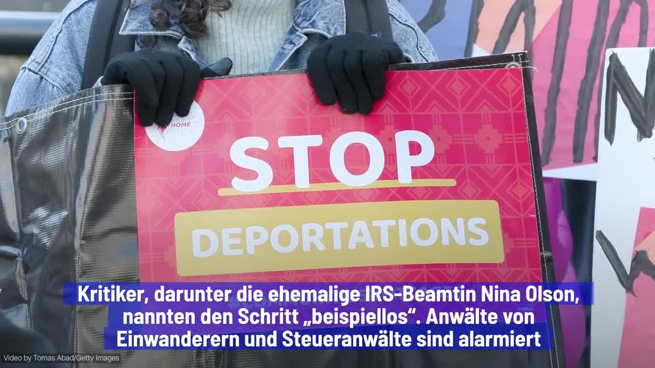 IRS willigt ein, Steuerinformationen über Migranten mit ICE zu teilen