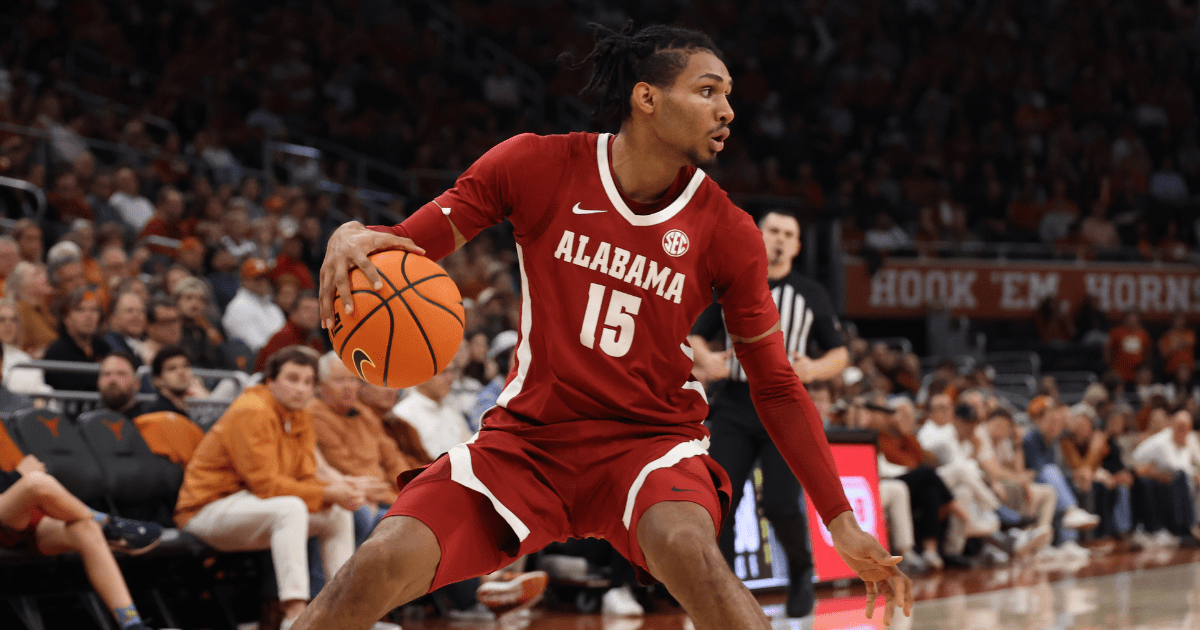 Alabama forward Jarin Stevenson enters transfer portal