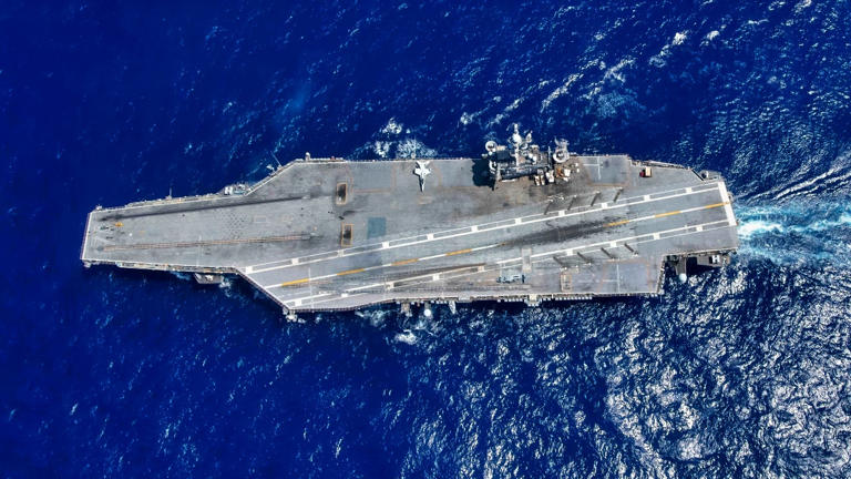 Aircraft Carrier John C. Stennis Has a Message for the U.S. Navy