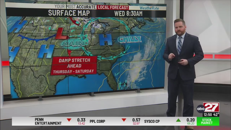 Sunshine today ahead of some wet days
