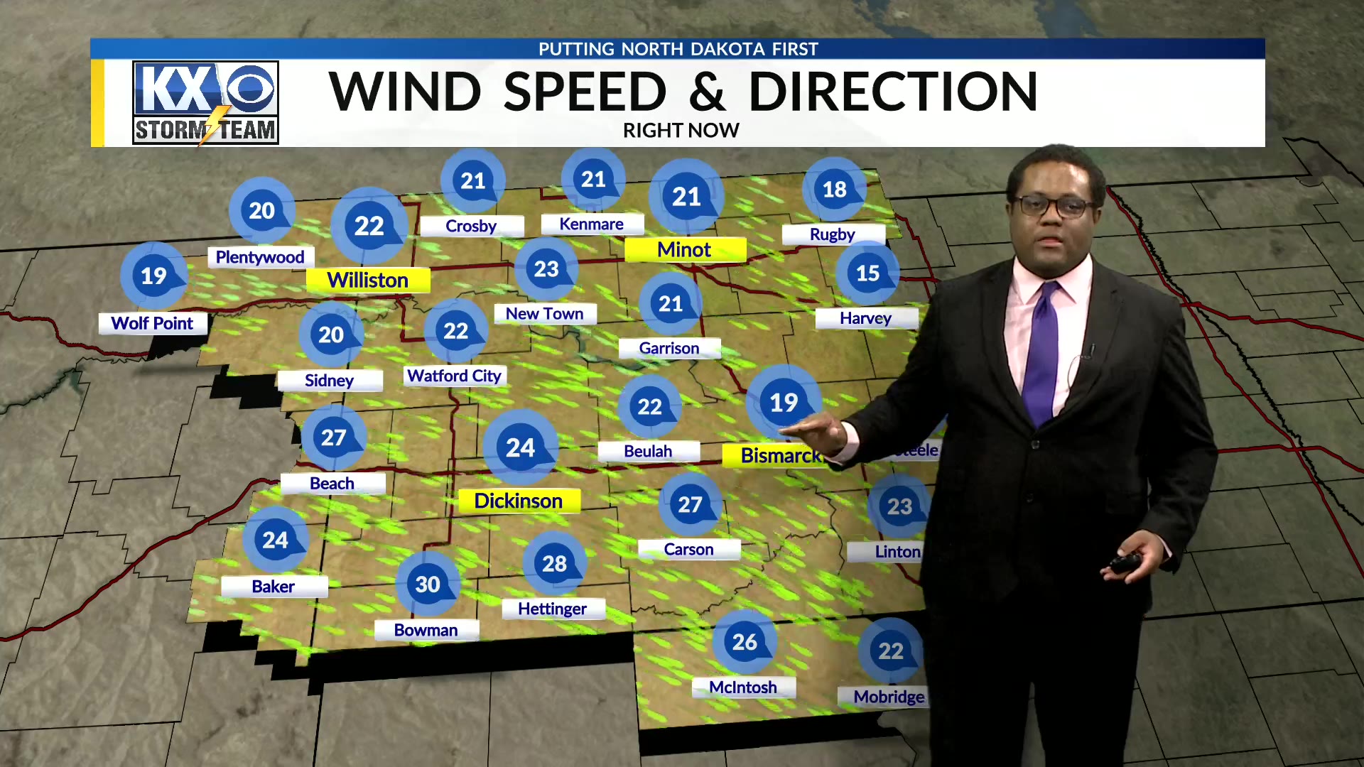 Meteorologist Andre Brooks Noon Forecast 4-9