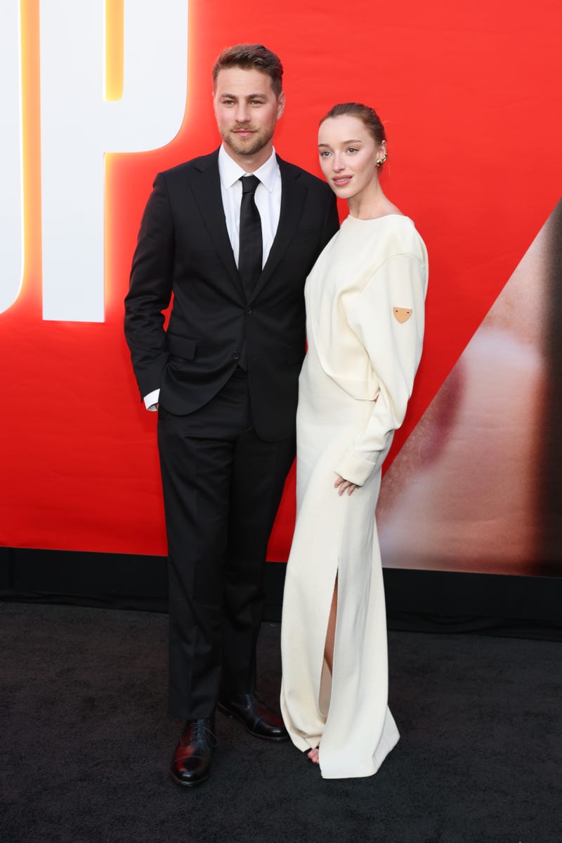 Phoebe Dynevor Wore a Bridal White Gown With a Modern Twist to Support ...