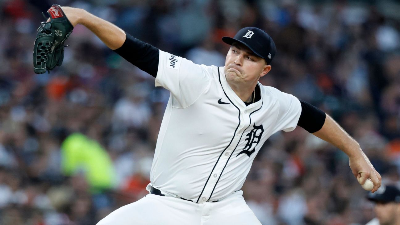 Tarik Skubal glad Tigers eliminated keyhole at Comerica Park