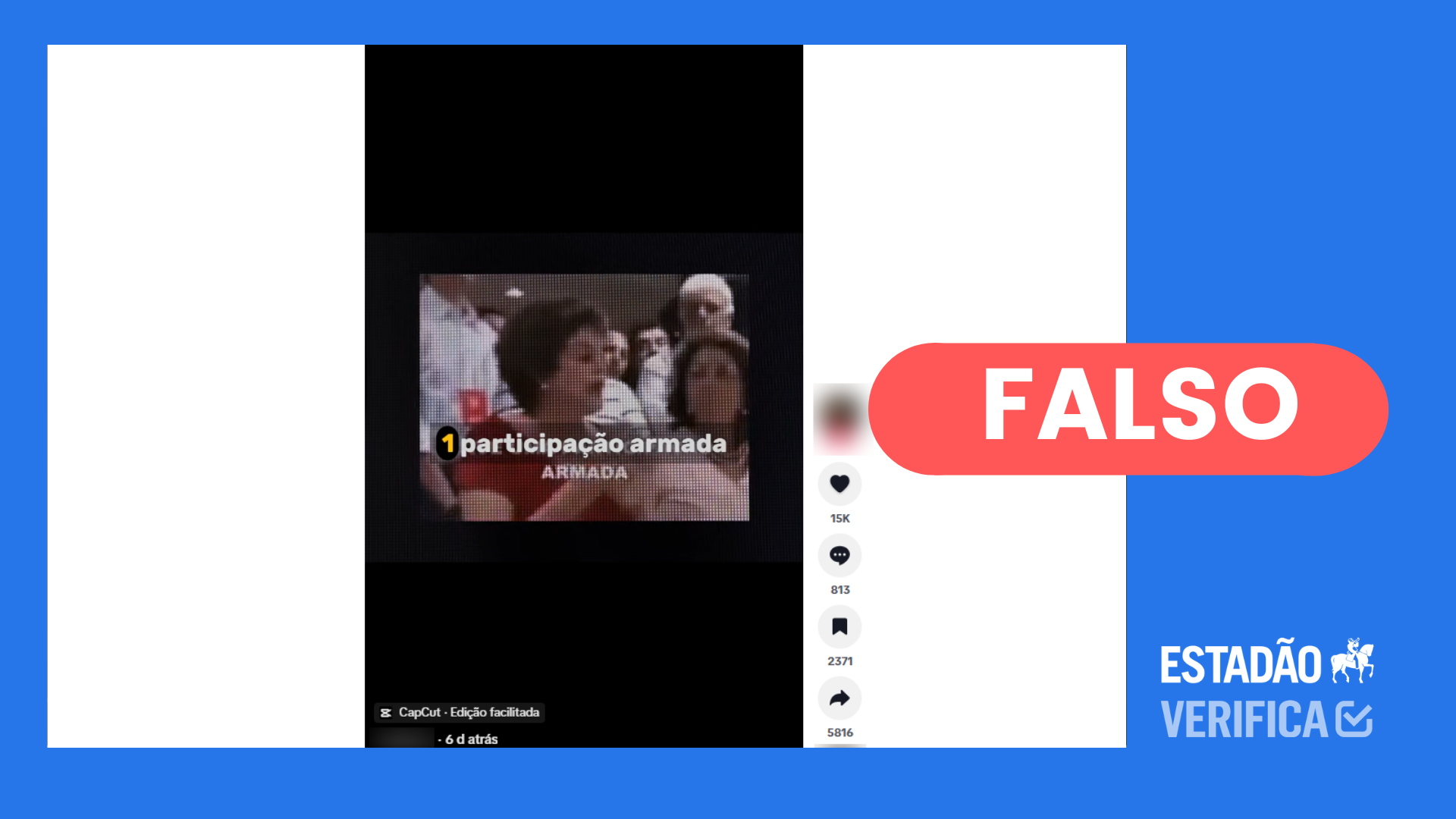 É falso que Dilma tenha confessado em vídeo que participou de luta ...