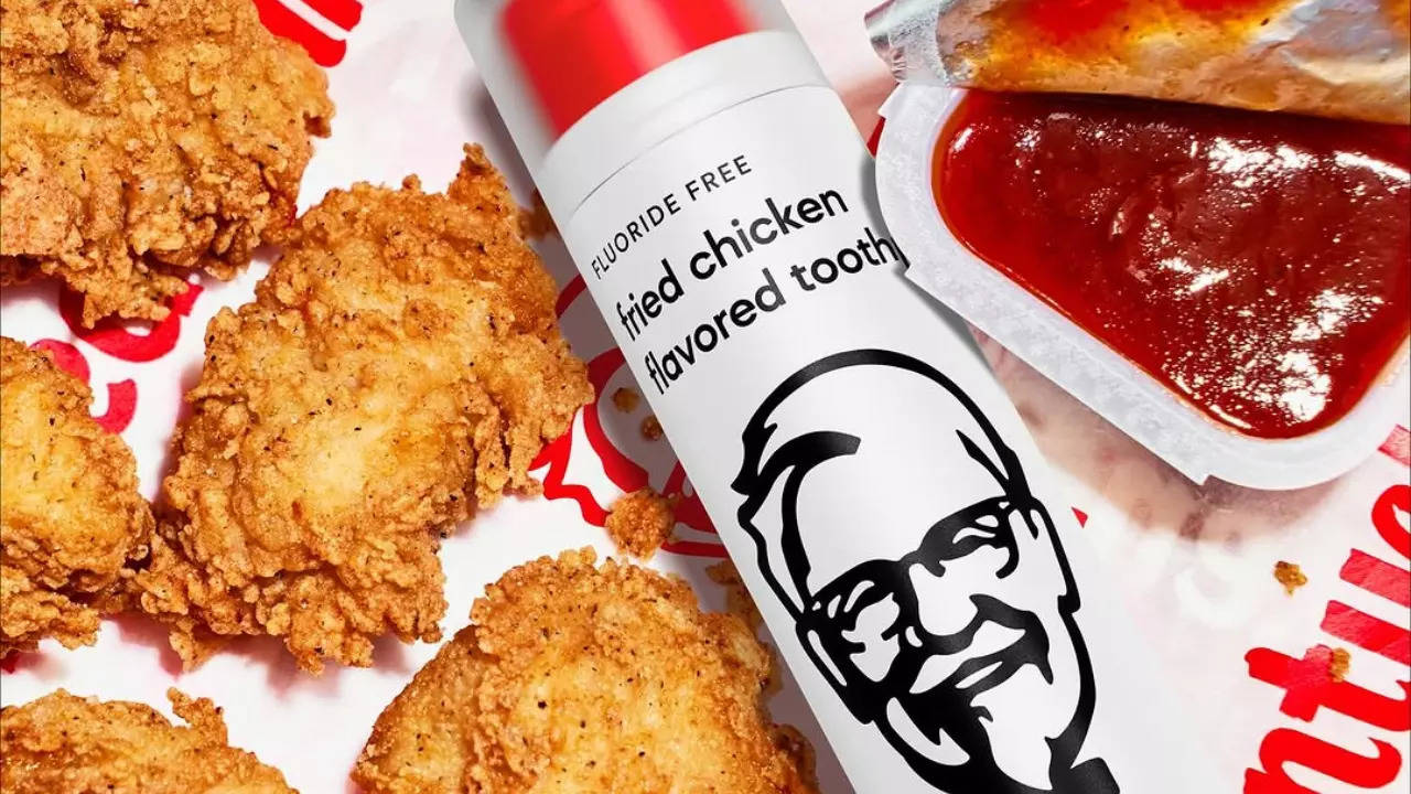 Brushing just got crispy: KFC’s fried chicken toothpaste hits market ...