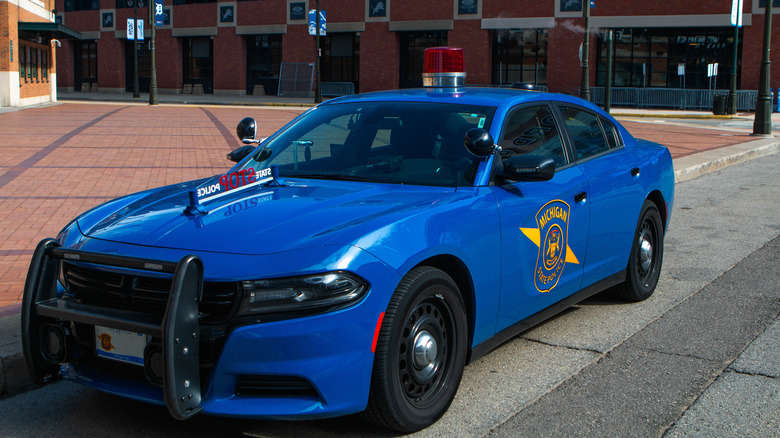 Why Do Michigan State Police Cars Have A Single Red Light On The Roof?