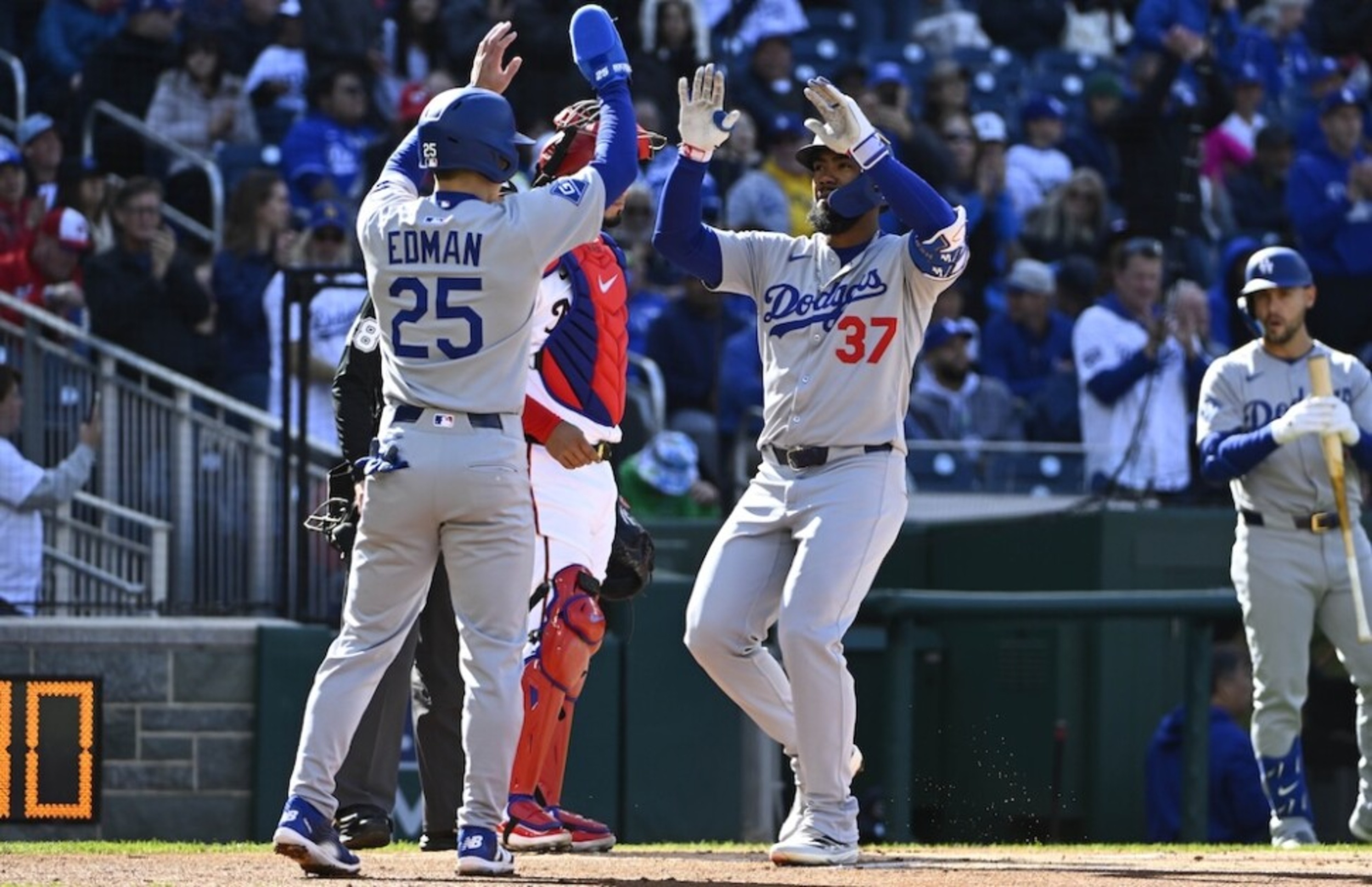 Recap: Dodgers Blow Early Lead But Rally To Avoid Sweep By Nationals