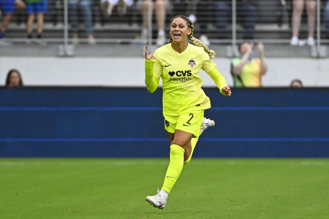 Stunning photos of women's soccer star Trinity Rodman