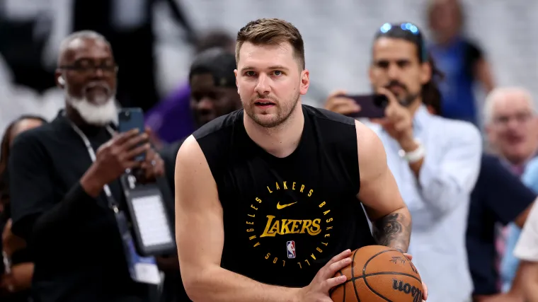Luka Doncic crying video: Emotional Lakers star fights tears during ...