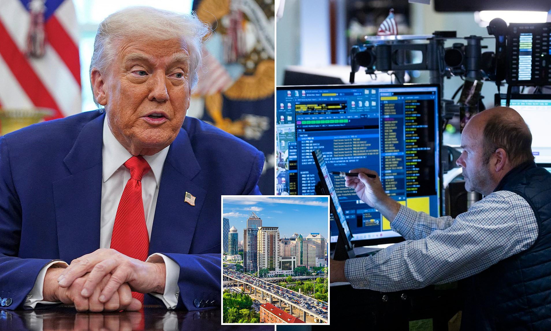 Trump announces 90-day tariff pause before RAISING duties on Beijing