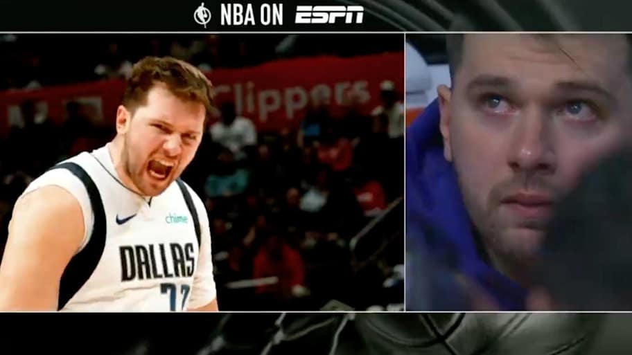 Luka Doncic Looked So Sad Watching Mavericks' Tribute Video in First ...