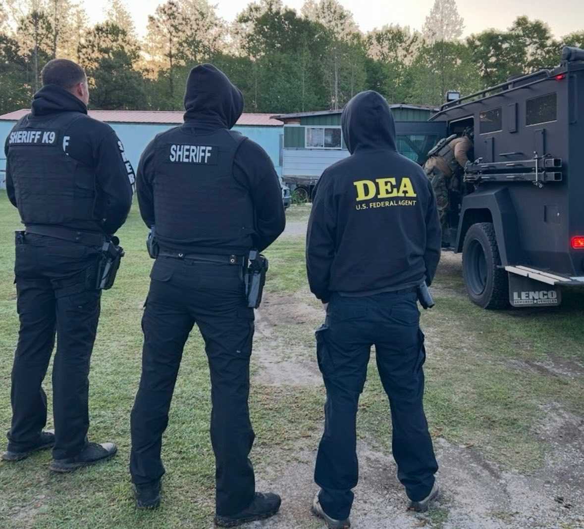 Several major drug dealers receive 'sunrise surprise' by deputies, DEA, ATF