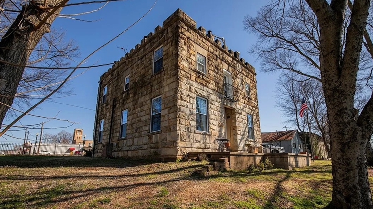 Renovated 1914 jailhouse in Arkansas for sale as three-bedroom home