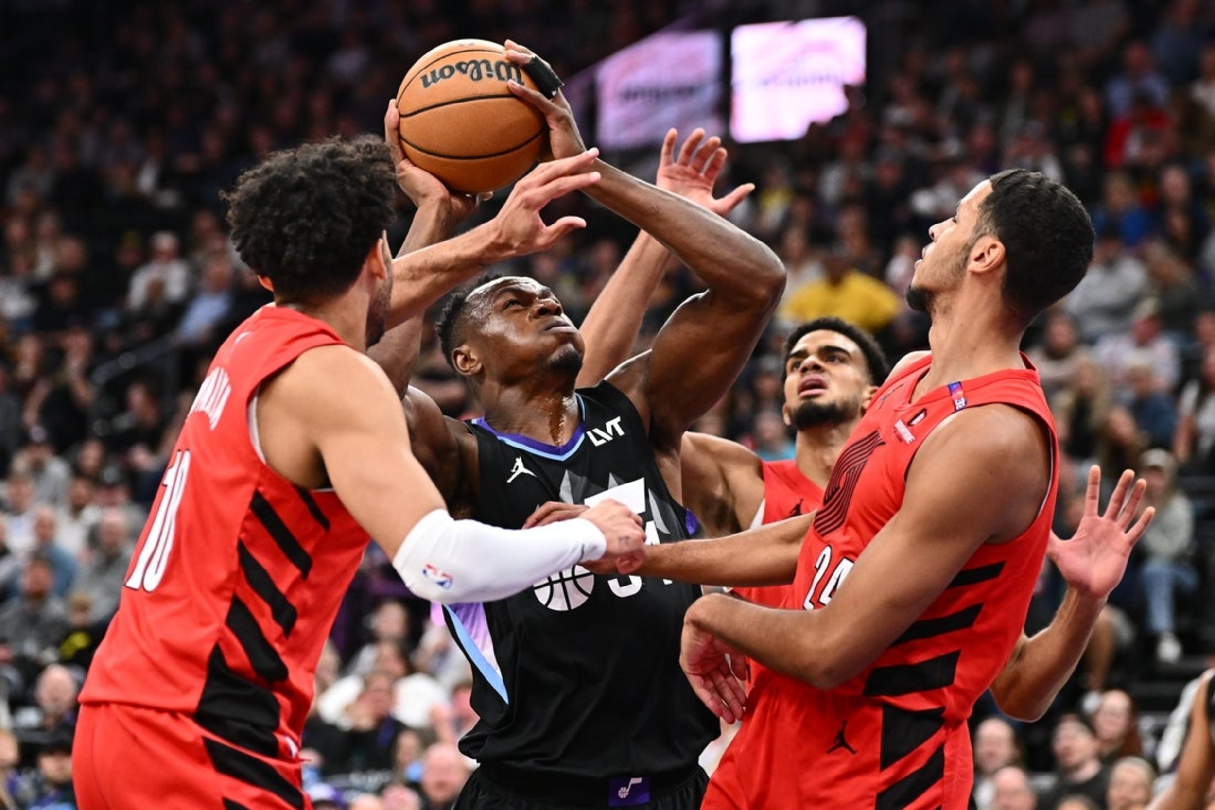 Kyle Filipowski's career game carries Jazz to OT win over Blazers