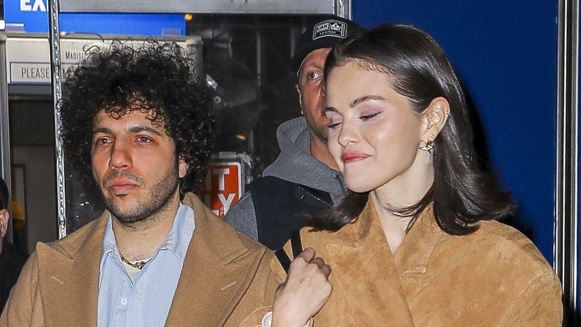 Selena Gomez and Benny Blanco wear coordinated cowboy core courtside ...