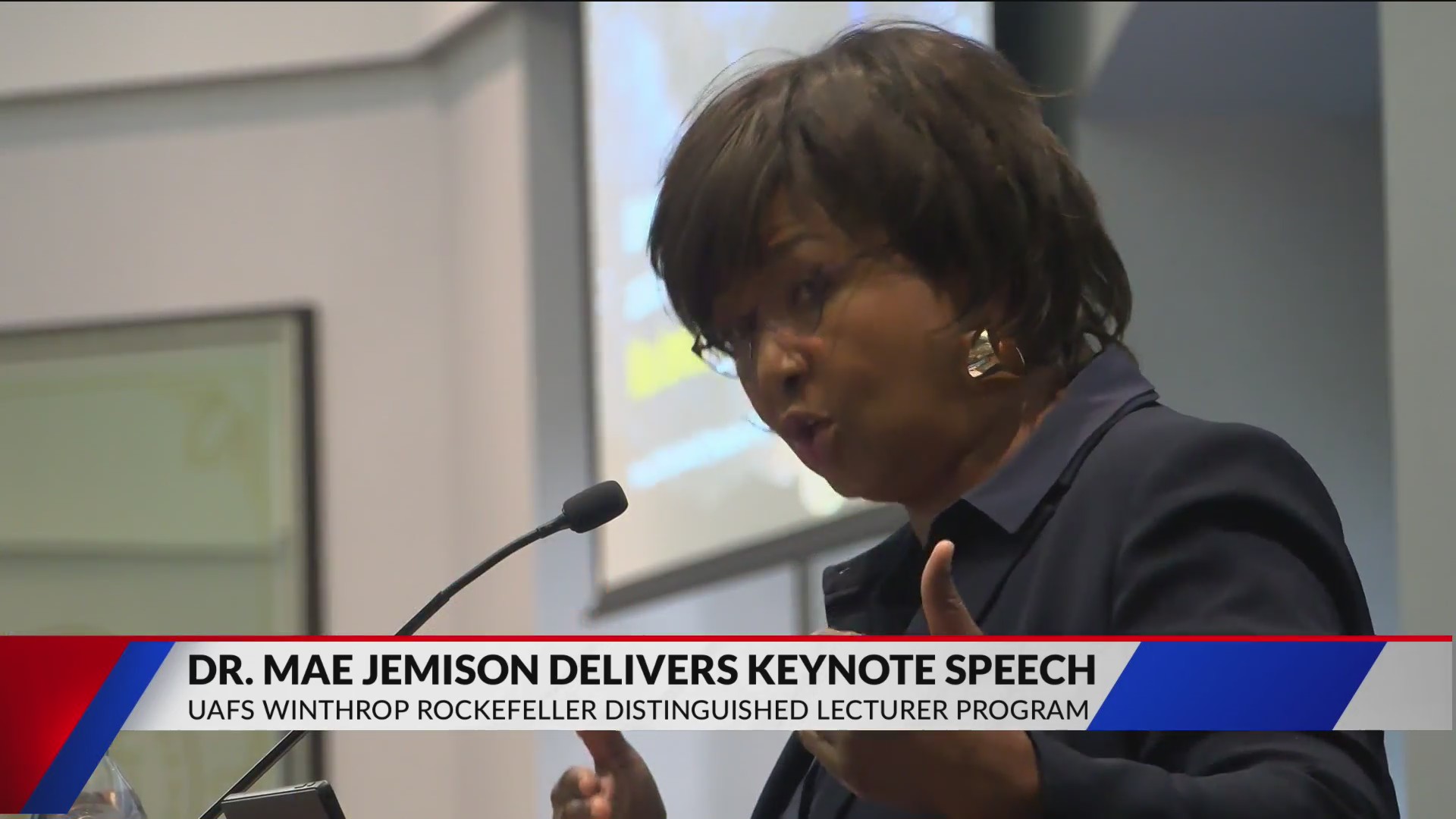 Dr. Mae Jemison delivers Keynote Speech at UAFS