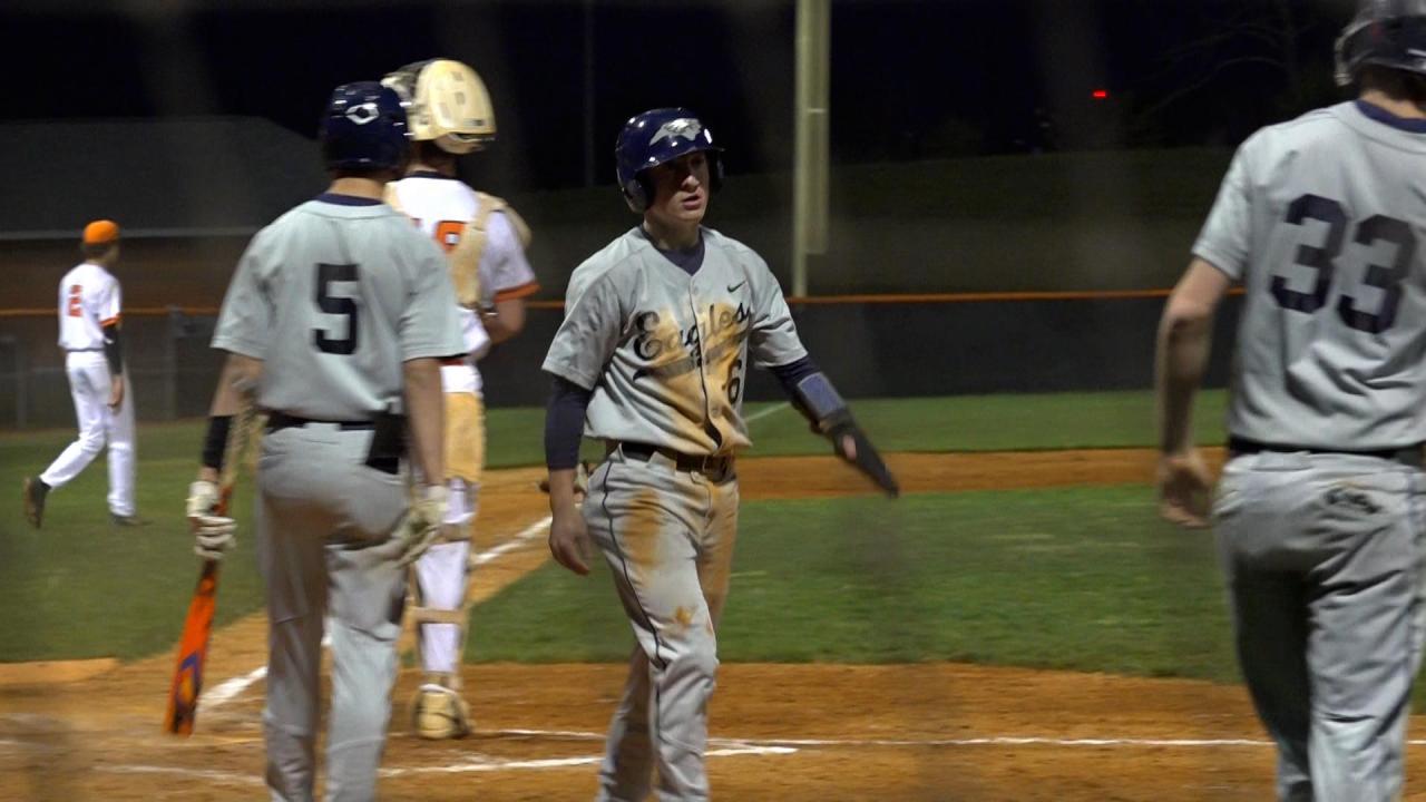 No. 15 East Forsyth baseball wins 11th straight, eases by Davie County