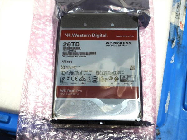 NAS向け3.5型HDD、26TBの大容量モデルがデビュー