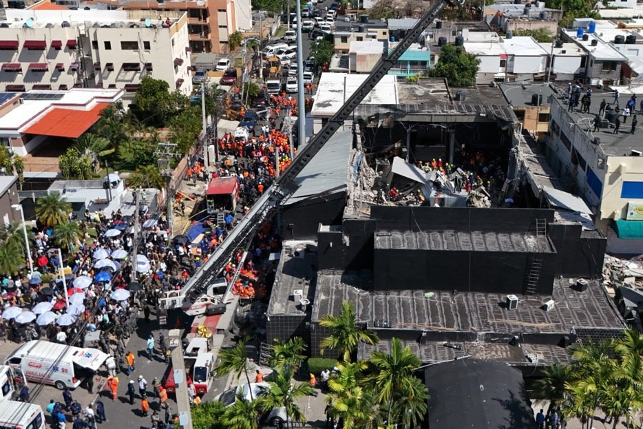 Death toll from Dominican Republic nightclub roof collapse climbs to 184
