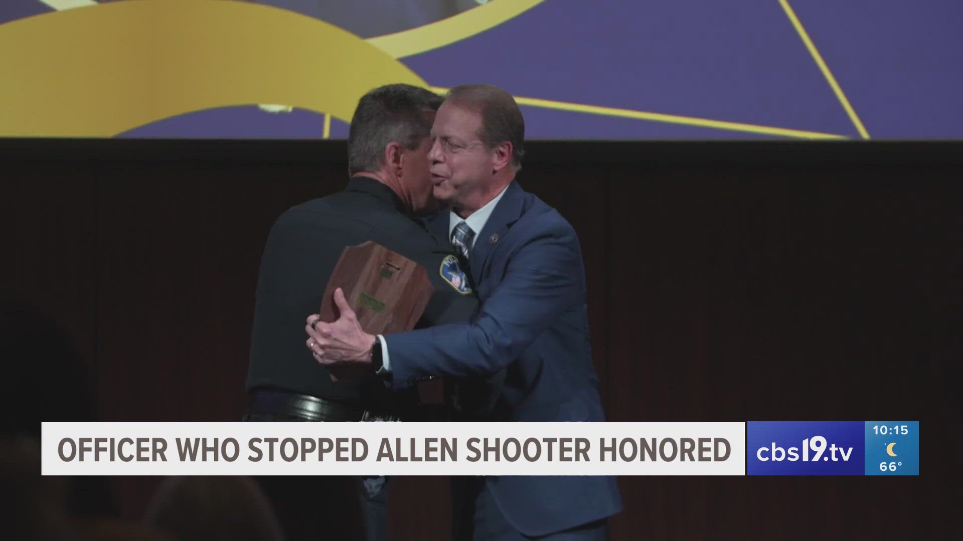 Officer who stopped Allen Outlet Mall shooter honored