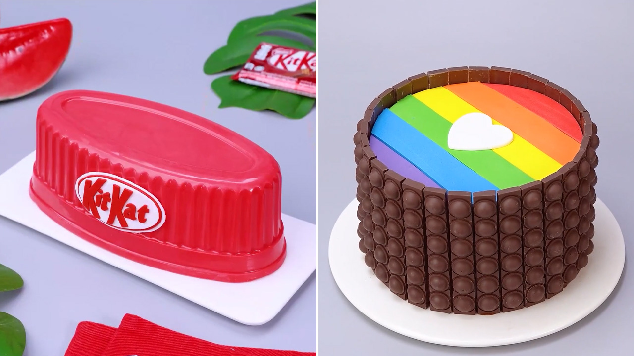 KitKat & Colorful Candy Cake 🎂 | A Fun & Tasty Creation!