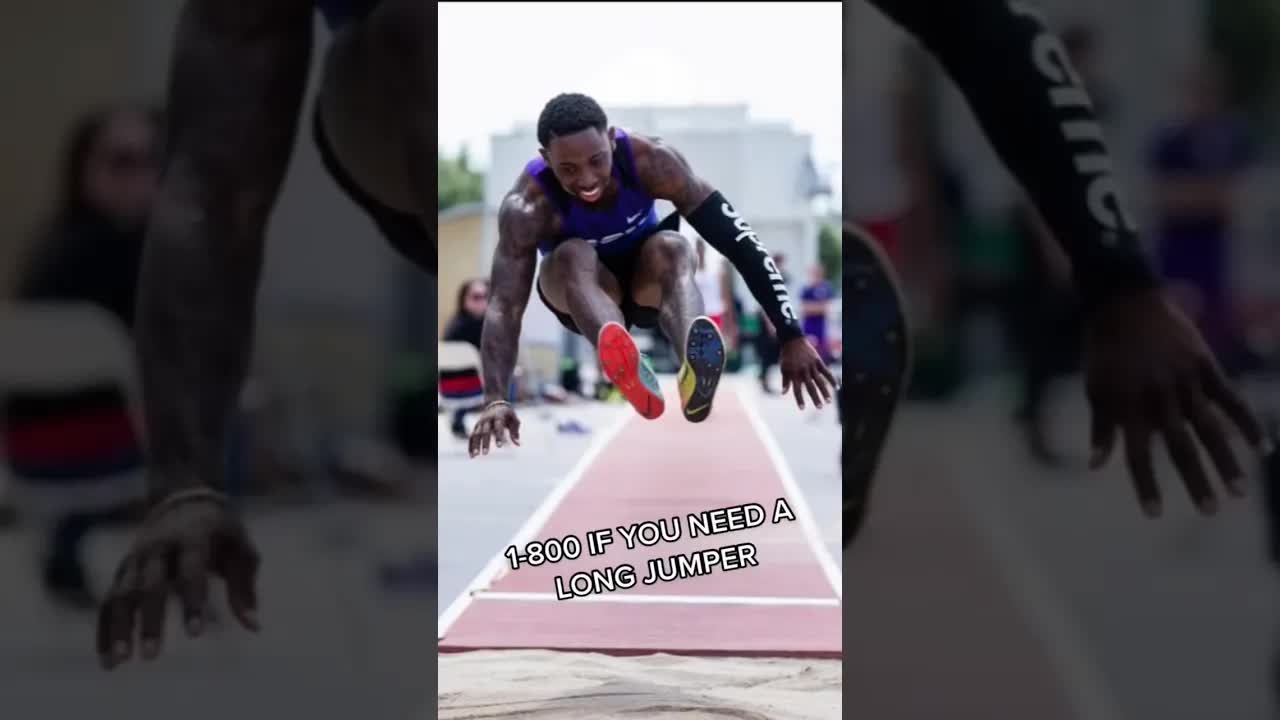 Amazing Long Jump Skills - Track and Field Athlete