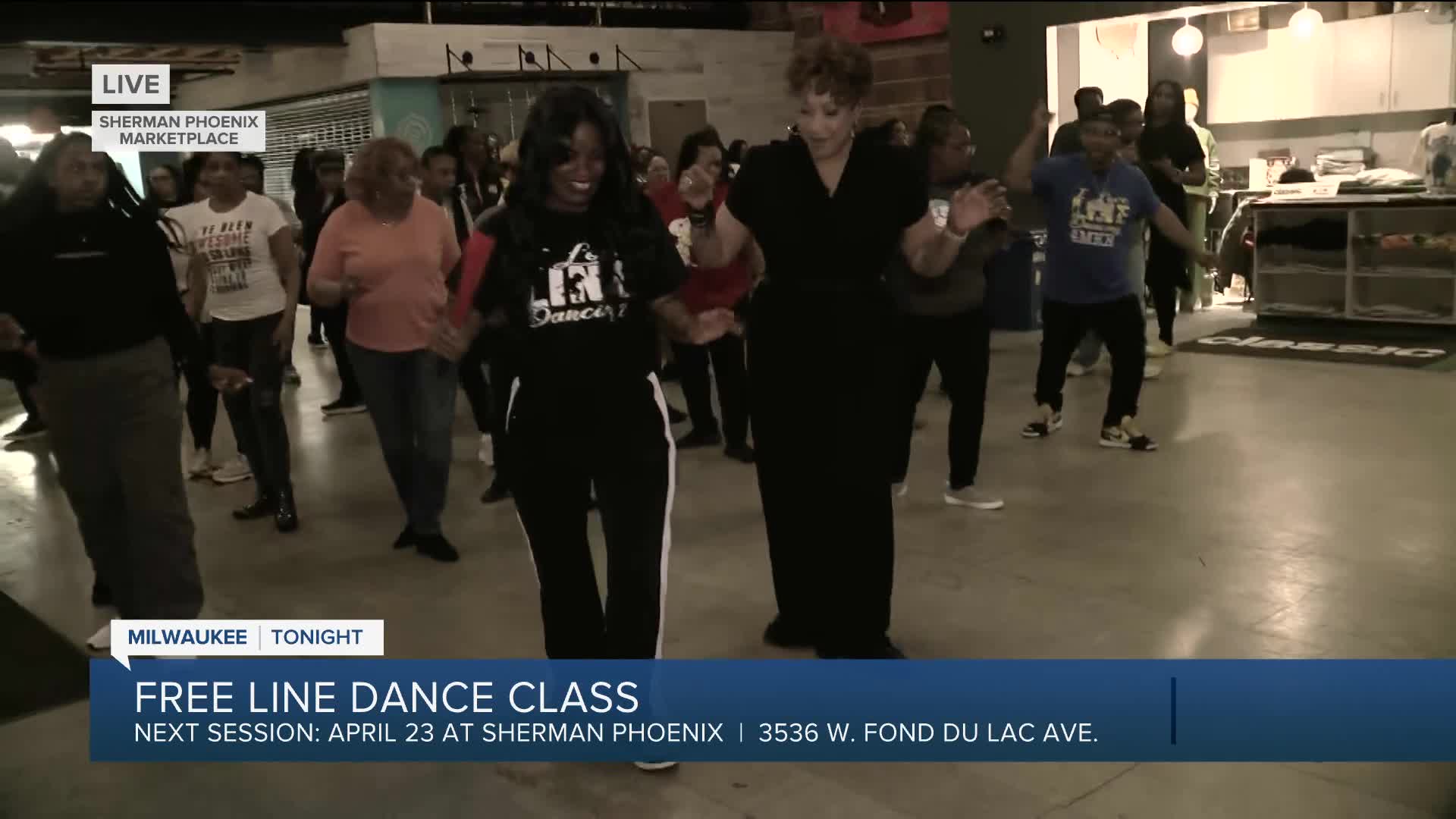 Sherman Phoenix holds free urban line dance class