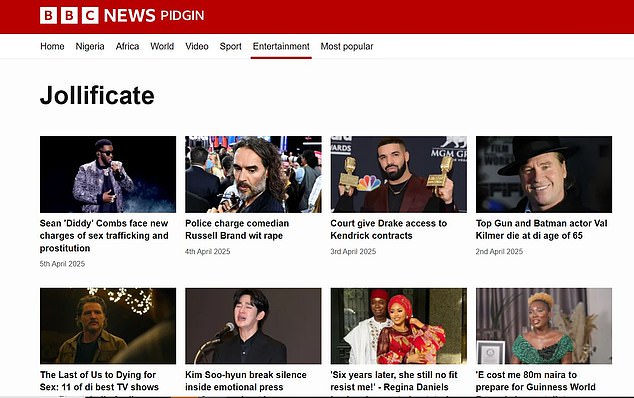 Why is BBC news site in Pidgin English, a dialect with racist roots?