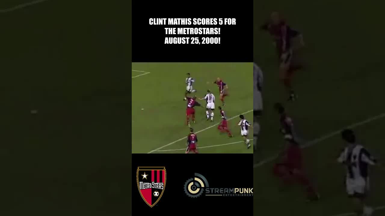 Clint Mathis' 5 Goals for the MetroStars: August 25, 2000