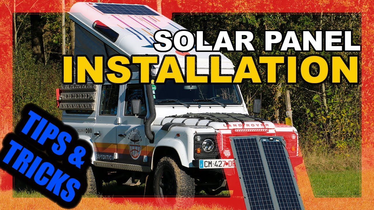 Solar Panel Charging Systems & Installations for Overland Adventure